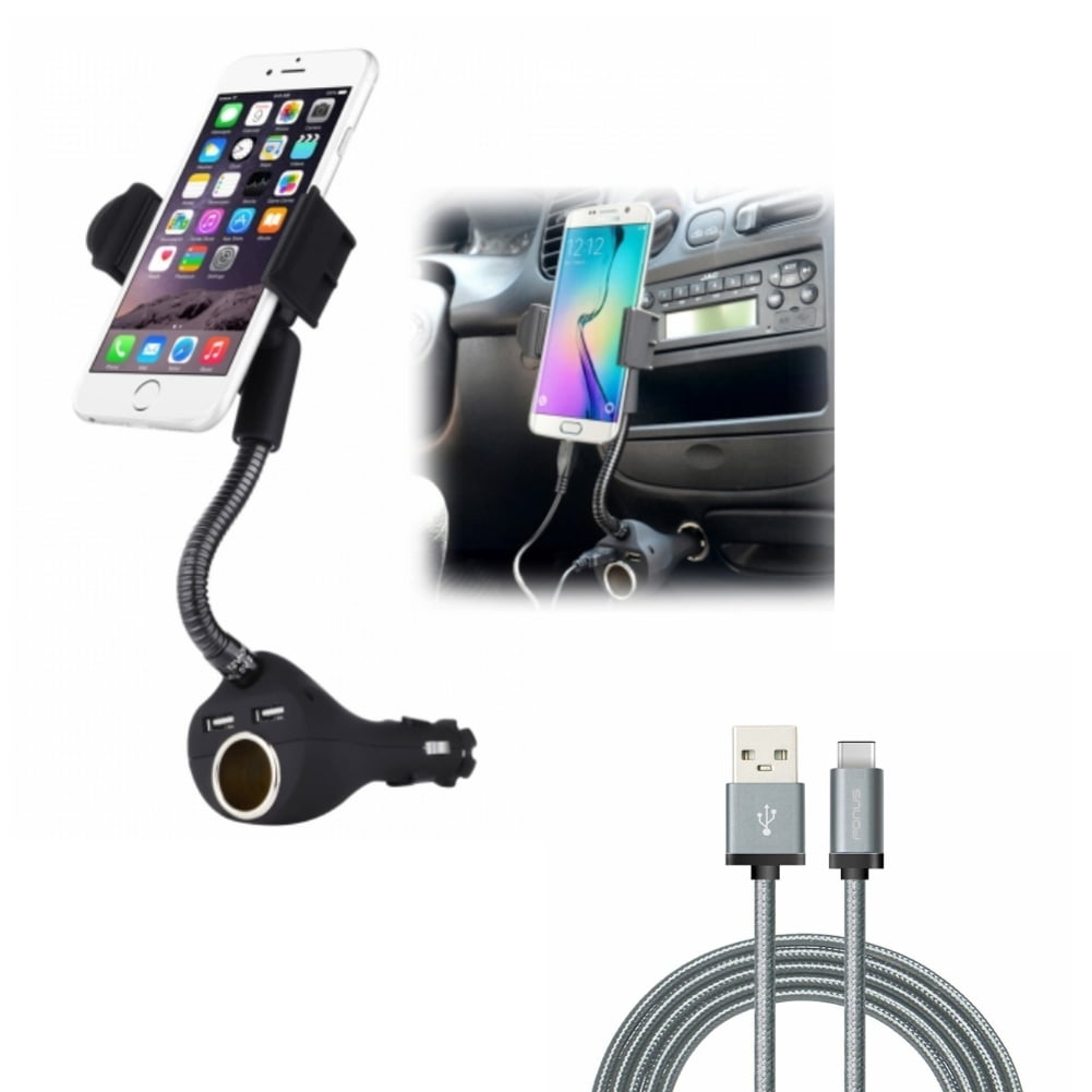 6ft USB Cable + Car Mount for Samsung Galaxy Z Fold4/Fold 3 5G/Flip4 ...