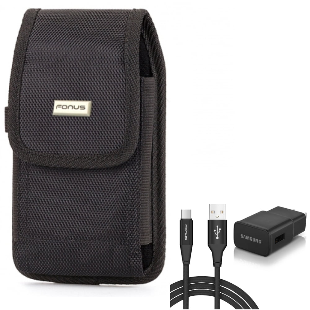 6ft USB Cable Type-C Fast Home Charger with Holster Swivel Case Belt ...