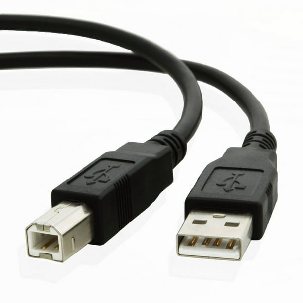 6ft USB Cable for: Canon PIXMA MG6320 White Wireless Color Photo ...