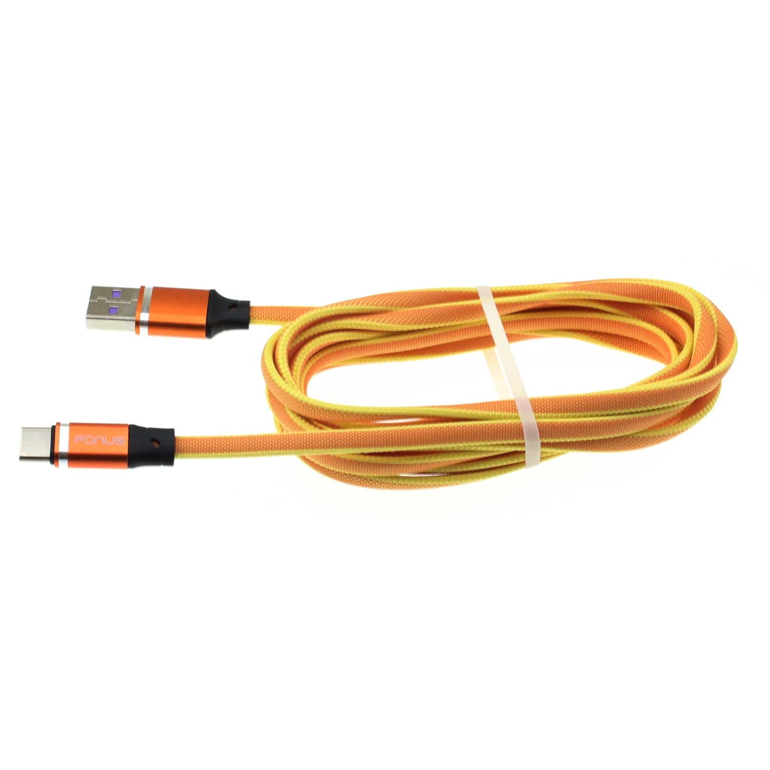 6ft USB Cable for TCL ION X - Orange Type-C Charger Cord Power Wire USB ...