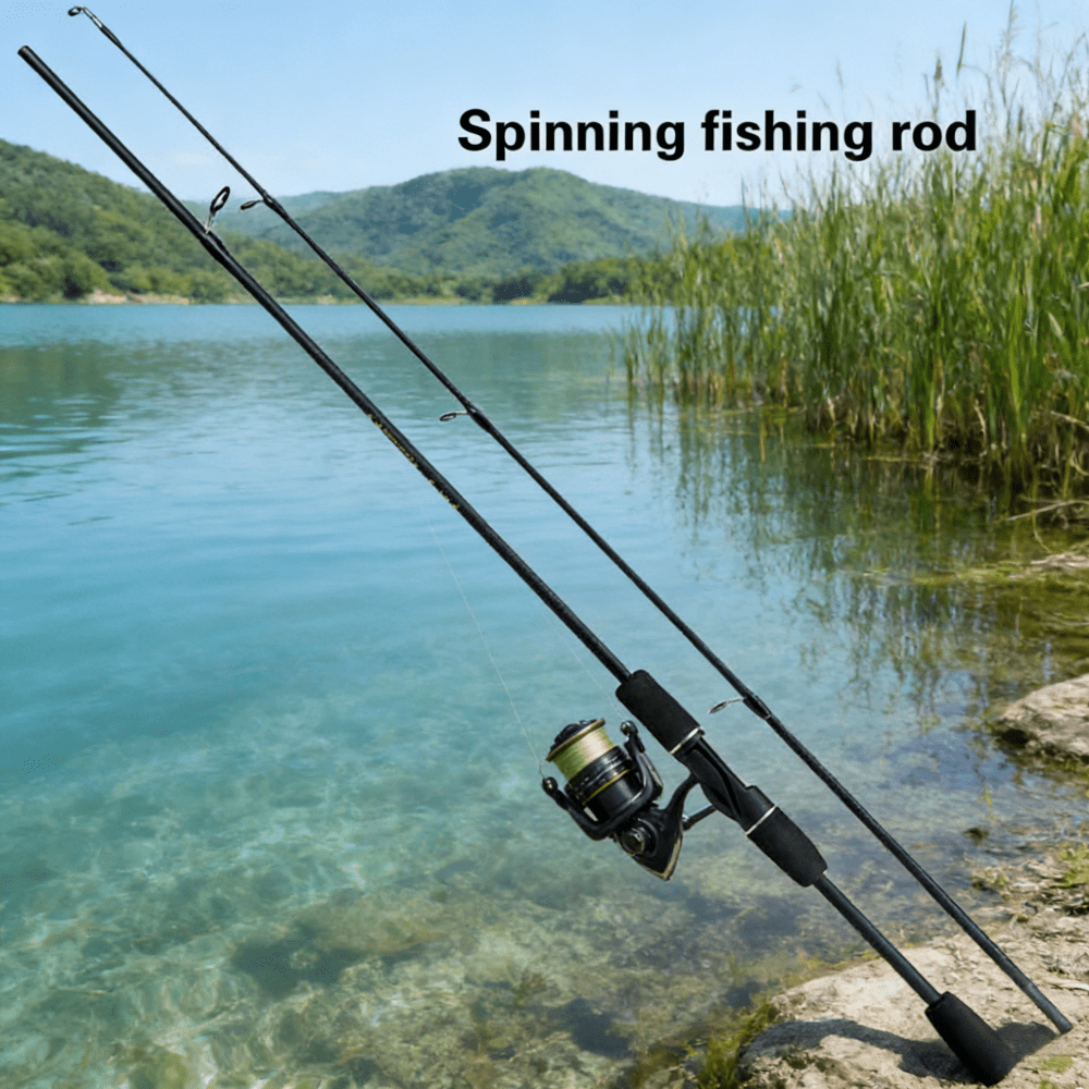 6ft Ultra-Light Carbon Fiber Spinning Rod - Fast-Action, 4-12lb Line/1/ ...