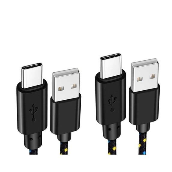 6ft and 10ft Long USB-C Cables Compatible With Samsung Galaxy A70/A71 ...