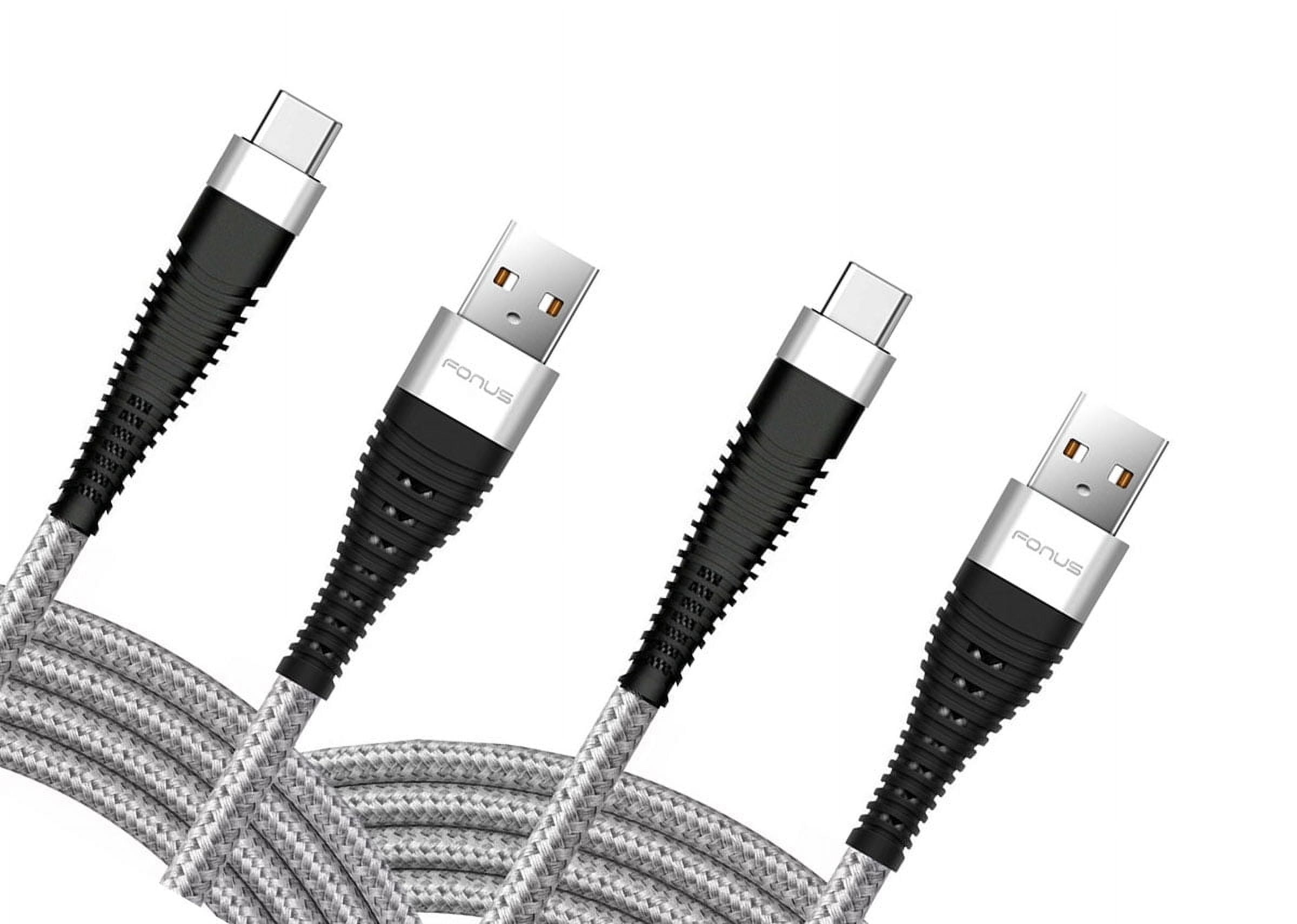 6ft and 10ft Long USB-C Cables for Nokia T20/T21 - Fast Charge TYPE-C ...
