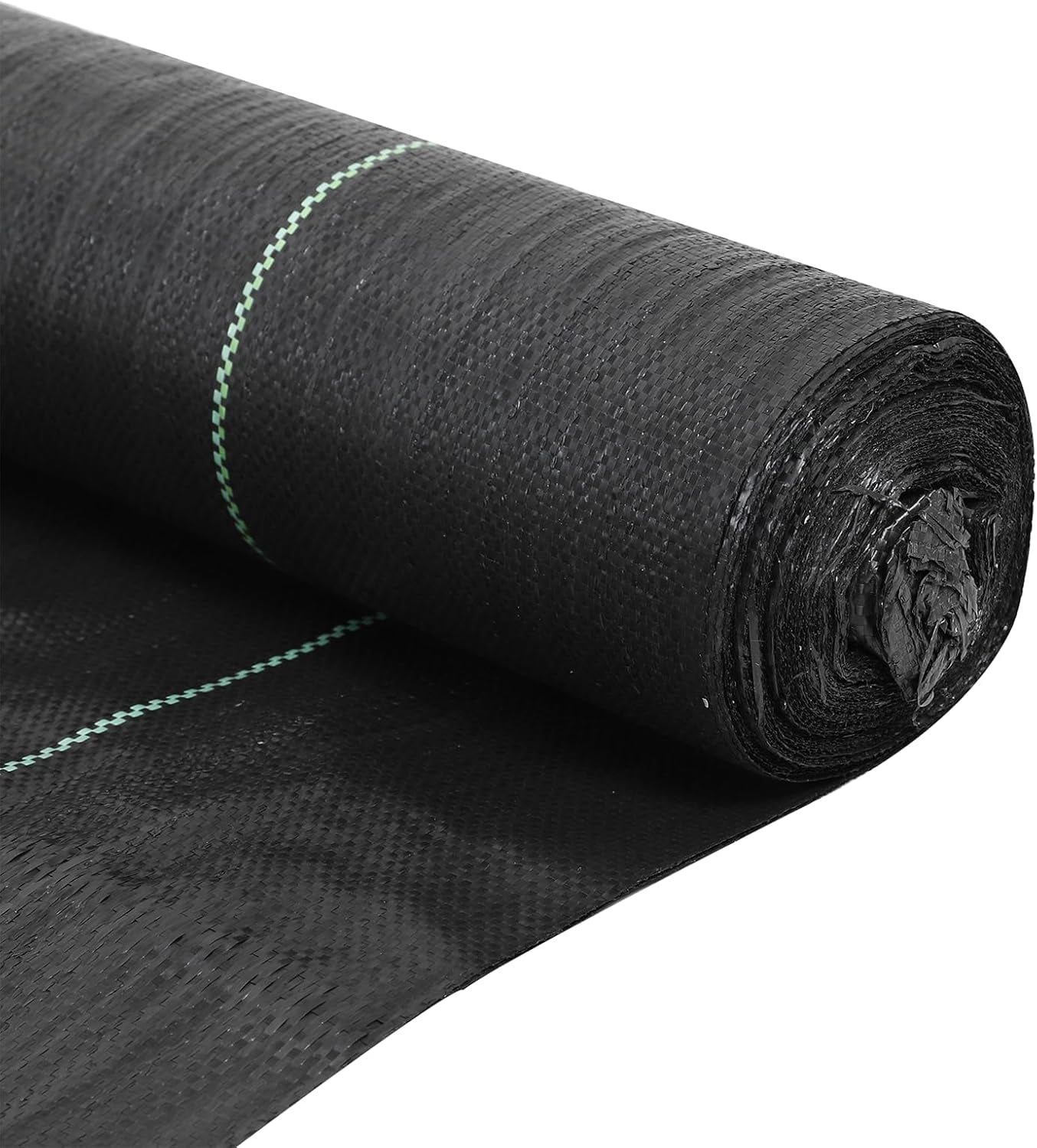 6ft x100ft Black Weed Barrier Landscape Fabric Heavy Duty 3.2OZ French ...