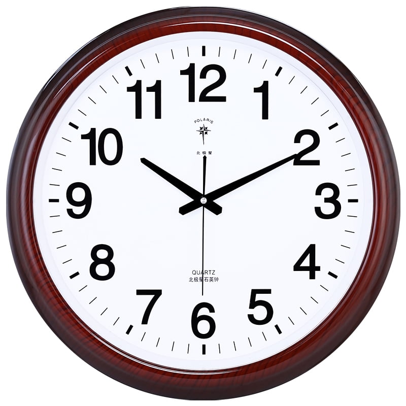 6ga24-Inch Radio Control Clock Wall Clock Size Office Clock Calendar ...