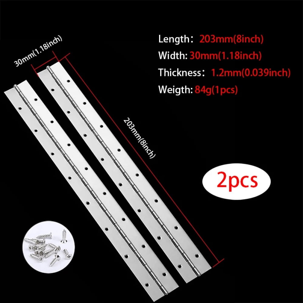 6in-20in Piano Hinges Heavy Duty Stainless Steel 304 Continuous Hinge ...