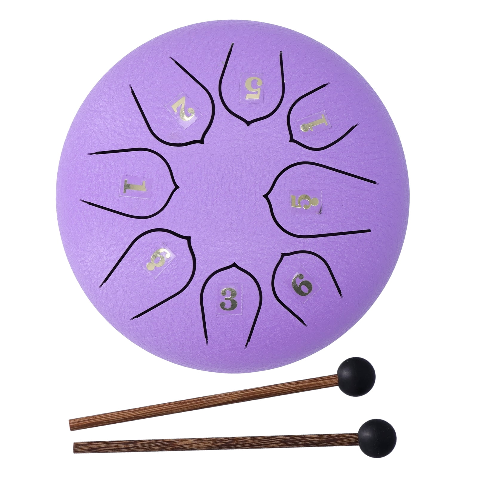 6in 8 Tones Tongue Drum with Mallets Music Book Musical Percussion ...