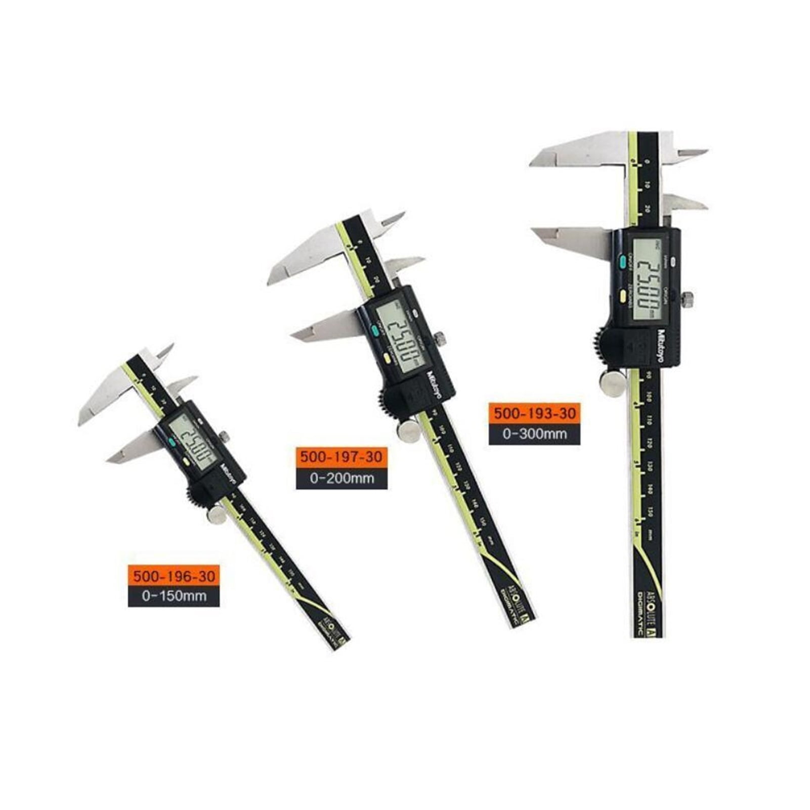 6in 8in 12in Digital LCD Vernier Calipers 150mm 200mm 300mm 500-193-30 ...