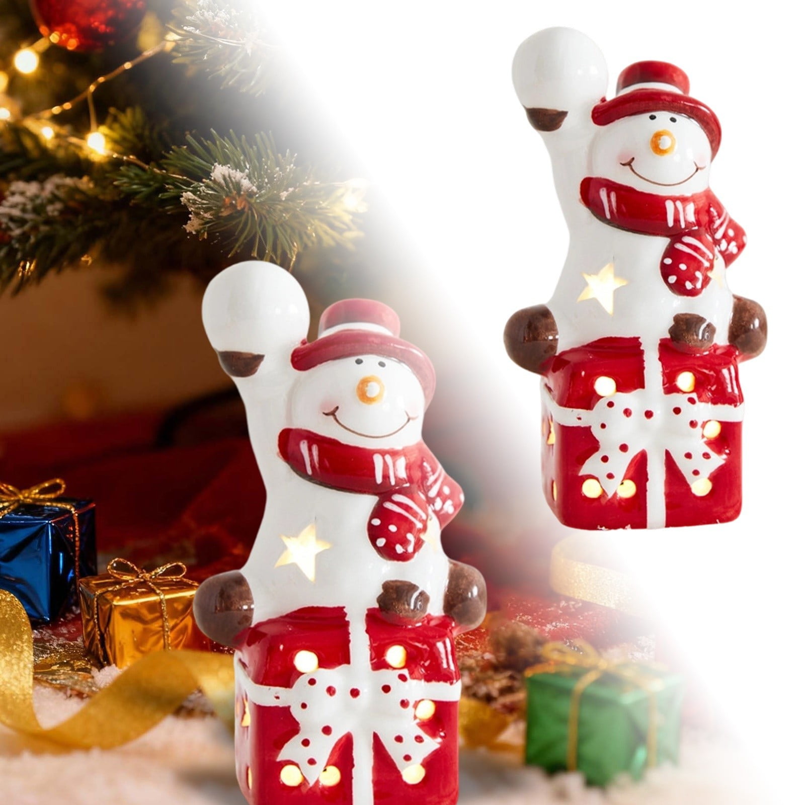 6in Animated Santa,Santa Table Centerpiece,Christmas Small Ornaments ...