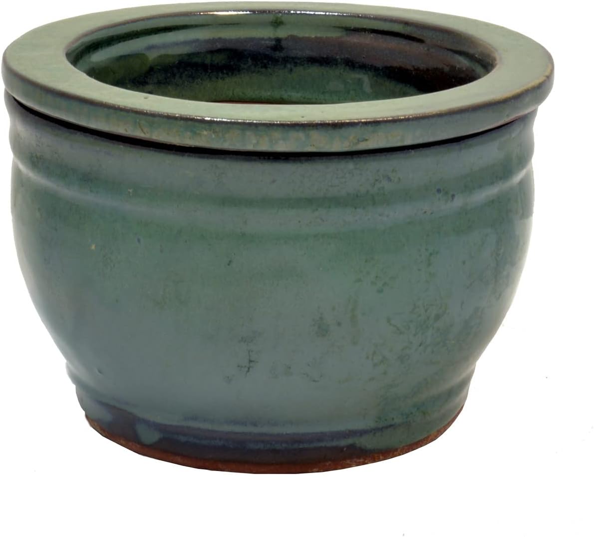 6in Round African Violet Self Watering Pot Jade Green - Walmart.com