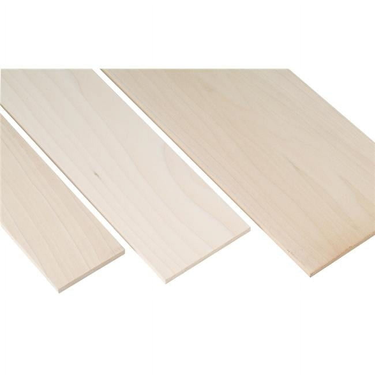 6in x 3ft Wooden Plank Strips, Thin Wood Boards - Walmart.com