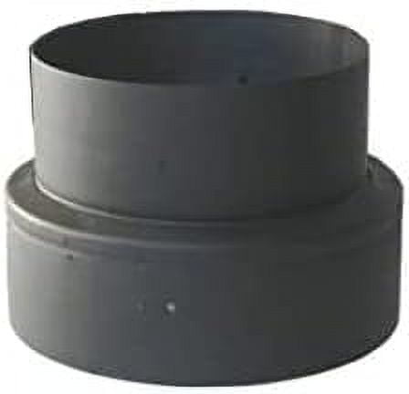 6in. to 7in. Single Wall Black Stove Pipe Increaser/Reducer - Walmart.com