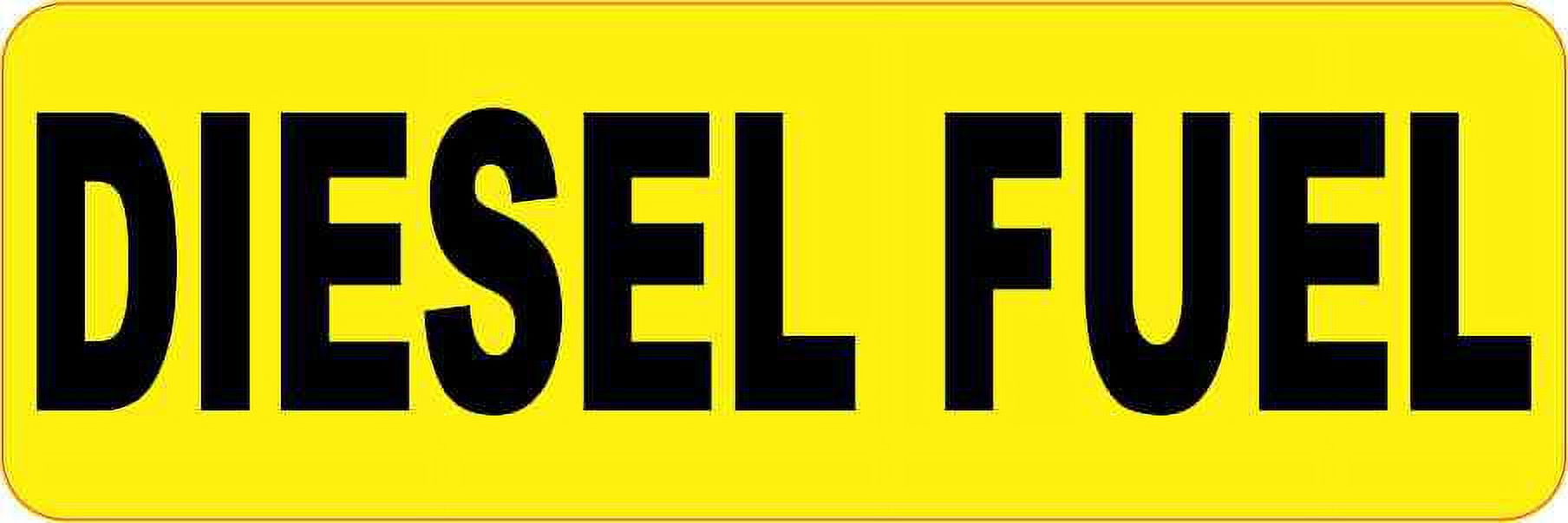6in x 3in Diesel Fuel Magnet Magnetic Safety Sign Magnets Signs ...