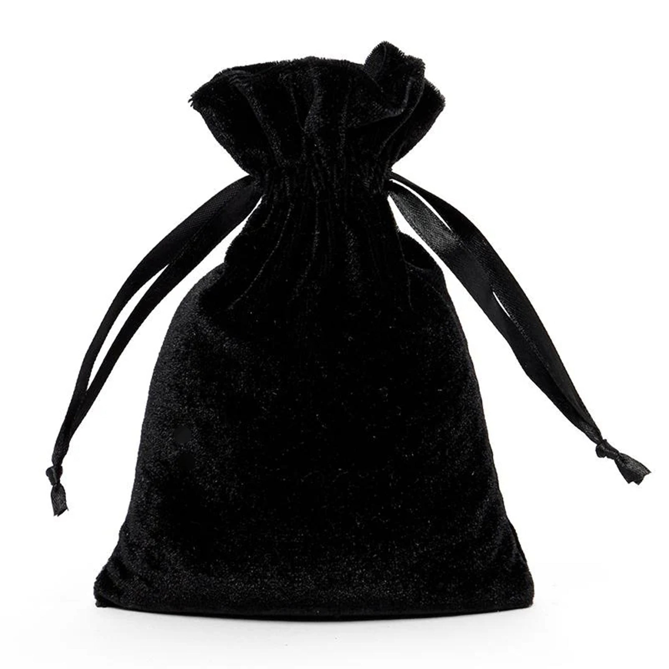 Black Velvet Fabric Bag - 6in. X 9in. Size - Quantity of 1 (092304201 ...