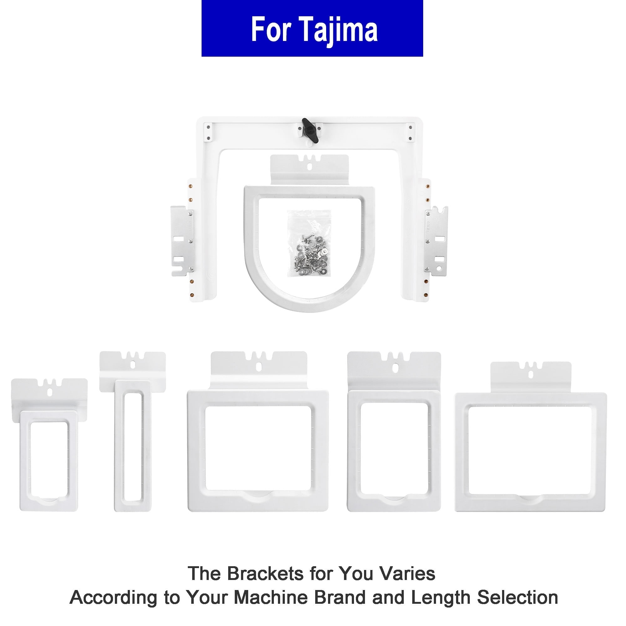 6in1 Magnetic embroidery Hoop Kit for Tajima THEX TEMX TUMX TMBP TFMX ...