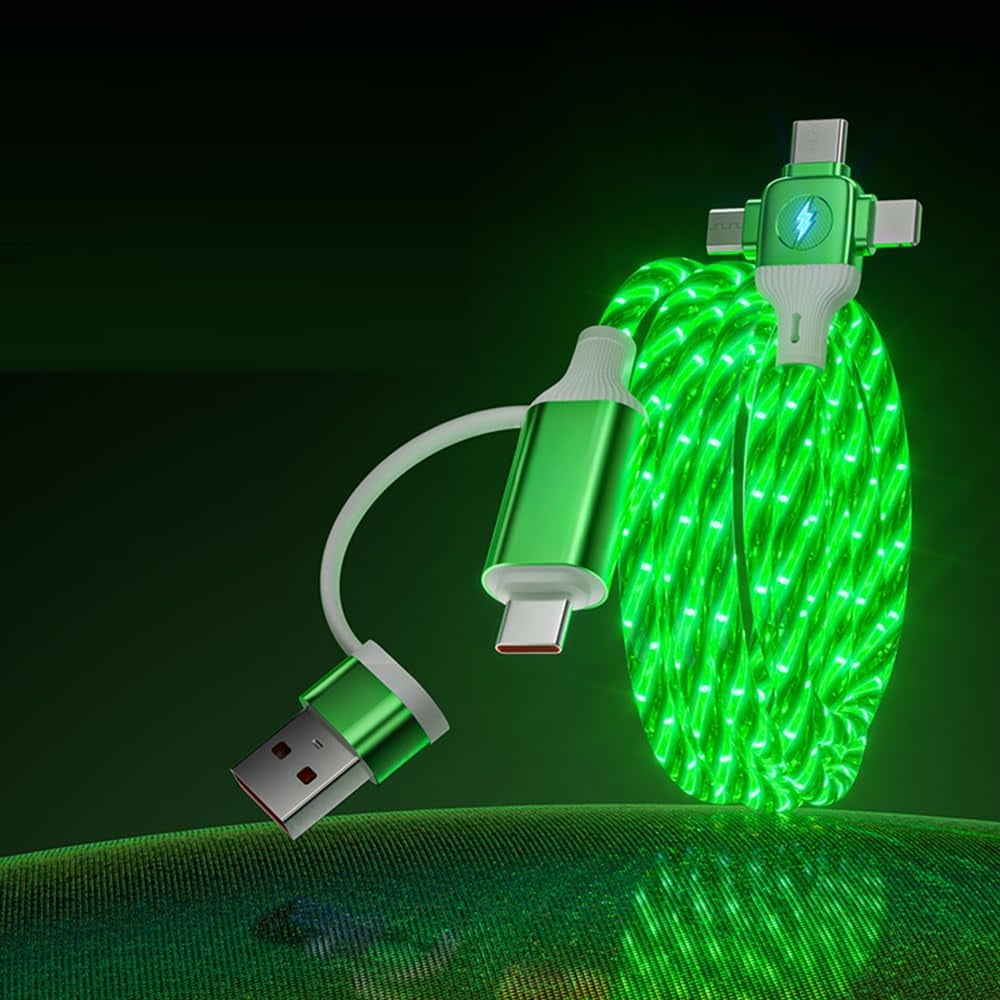 6in1 Multi Ports Charger 6 Combinations USB A/Type C to USBC Micro PD ...