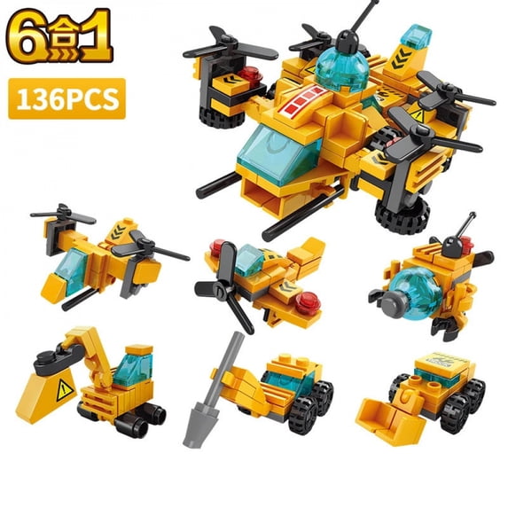 6in1 NEW Aircraft Helicopter Spiral Mini Loader Truck Classic Model ...