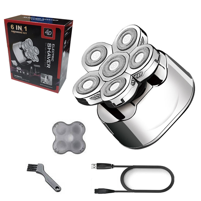 6in1 grooming kits electric shaver facial body electric razor for men ...