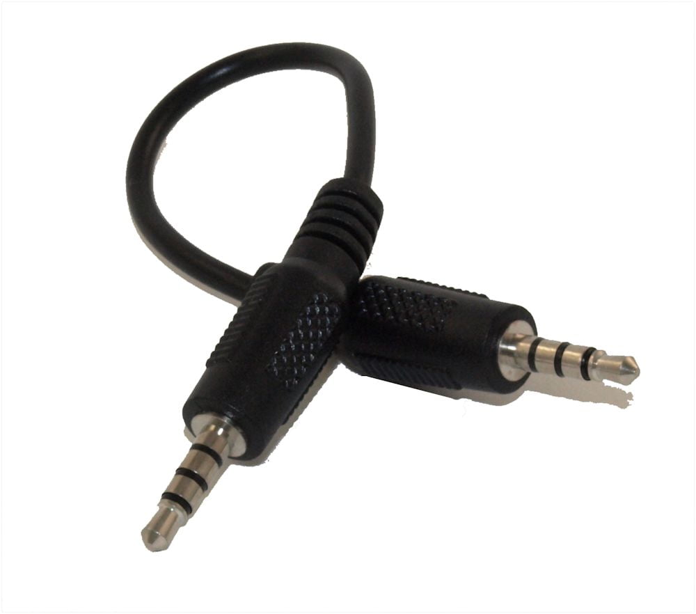 6inch 3.5mm 4 Conductor TRRS OMTP Male to 4 Conduct TRRS CTIA Male ...
