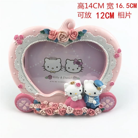 6inch Cartoon Resin Photo Frame Vintage Flowers Picture Frame Valentine ...