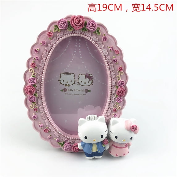 6inch Cartoon Resin Photo Frame Vintage Flowers Picture Frame Valentine ...