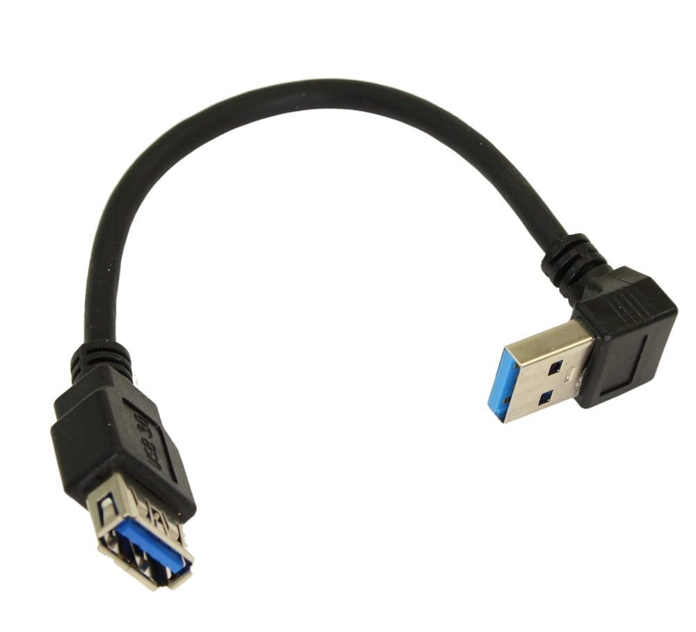 6inch DOWN-Facing USB 3.2 Gen 1 Type A Male to Type A Female Cable ...