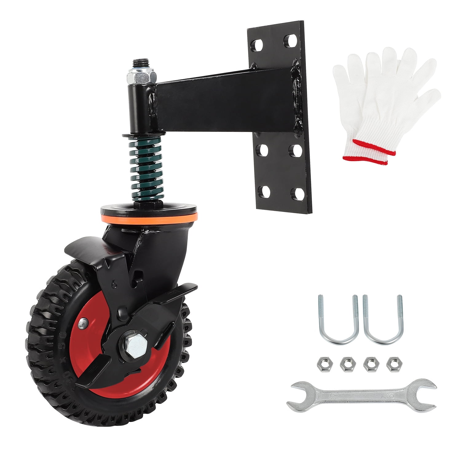 6inch Gate Casters Heavy Duty Gate Wheel with Brake for Wooden/Gate ...