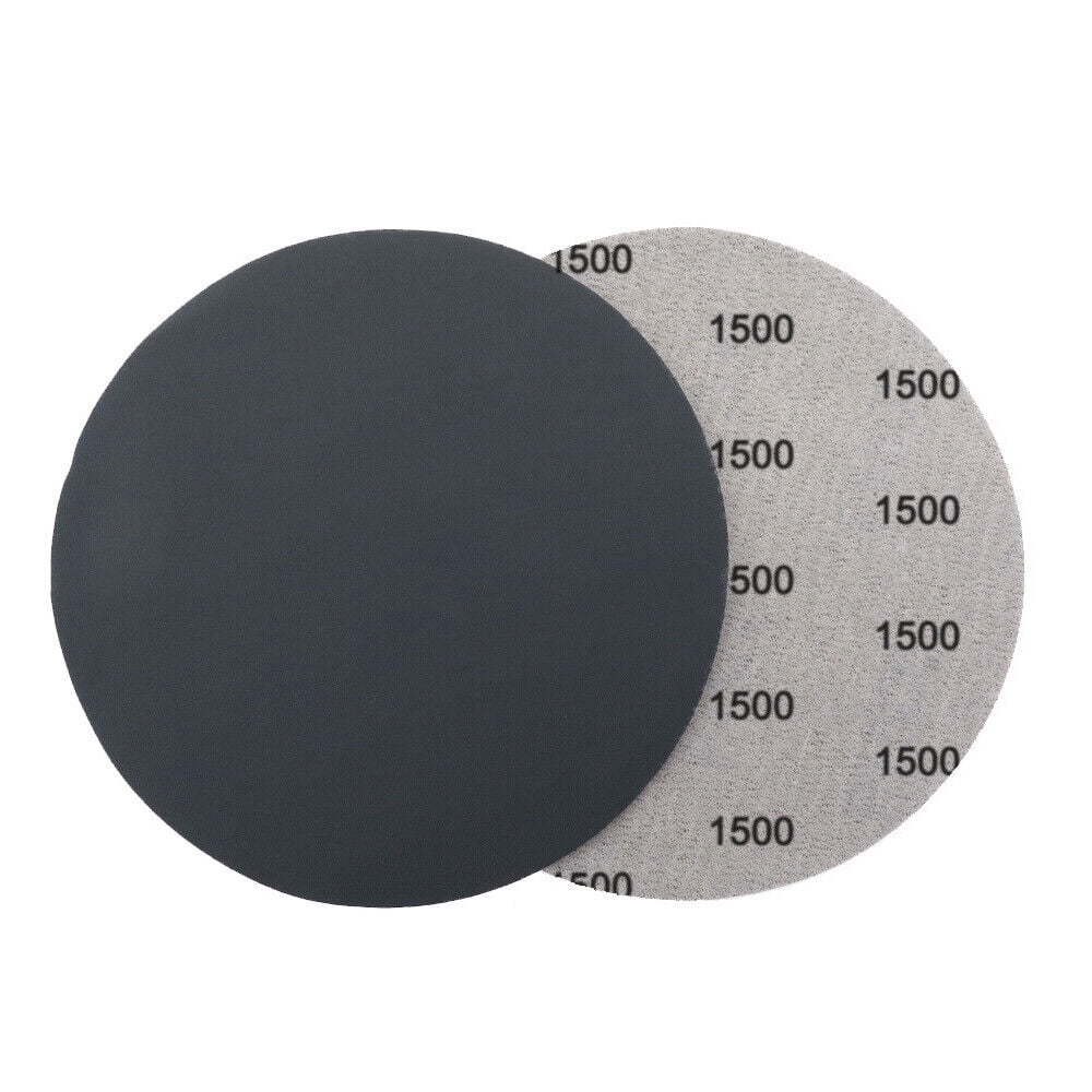 6inch Hook Loop Sanding Discs Wet Dry Sandpaper 600 800 1000 1500 2000 ...