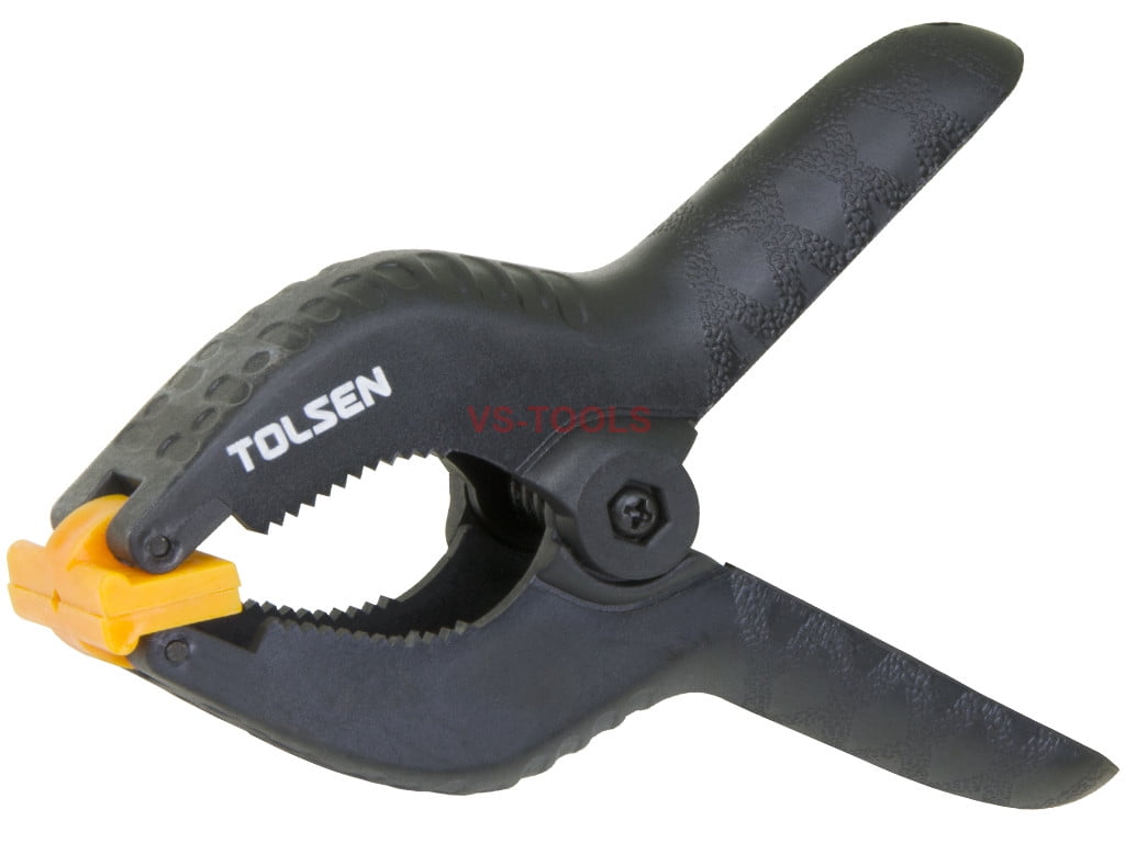 6inch Large Spring Clamp Heavy Duty Clip Soft Jaws Plastic Nylon Grips ...