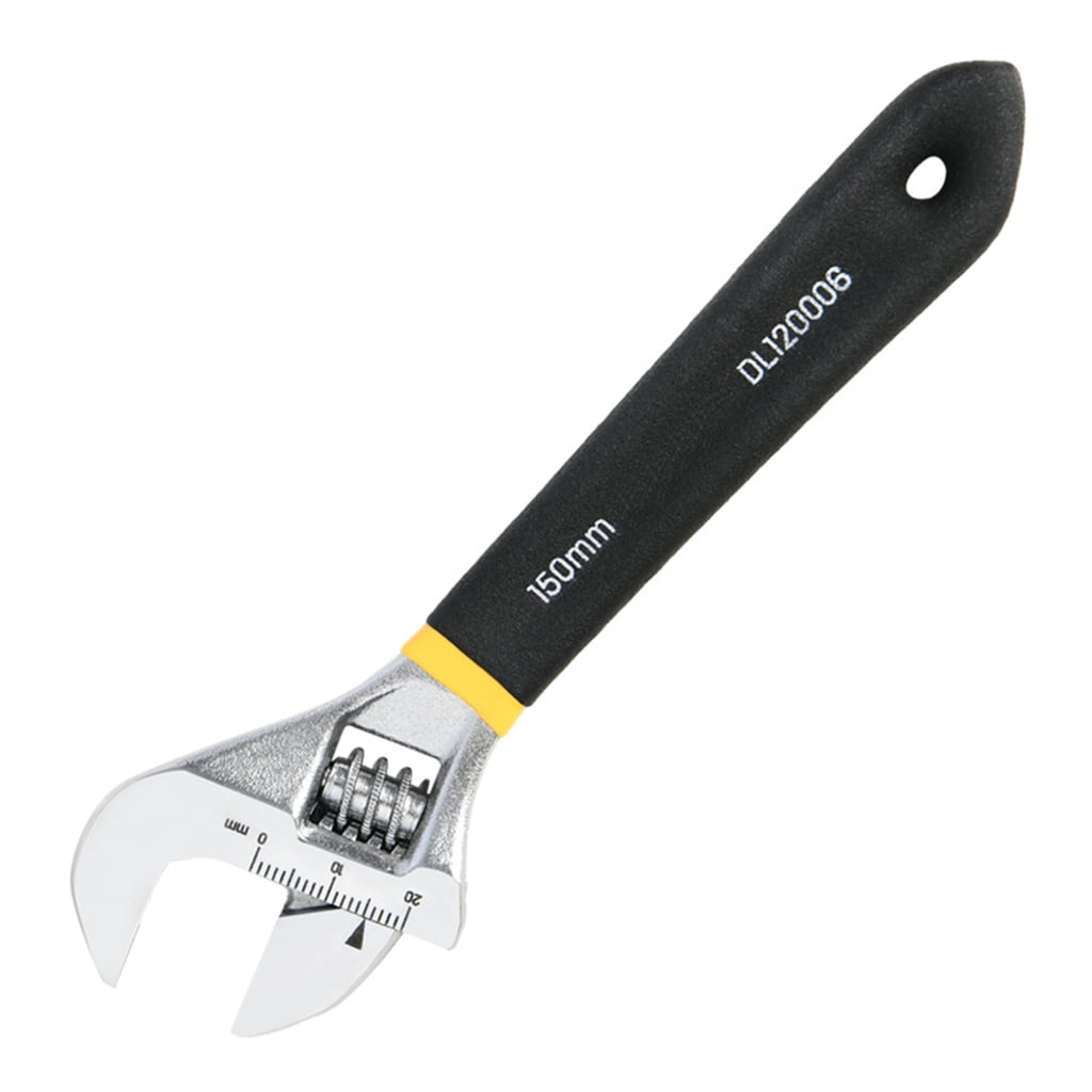 6inch Nonslip Handle Adjustable Wrench 20mm Wide Jaw Opening Shifting ...