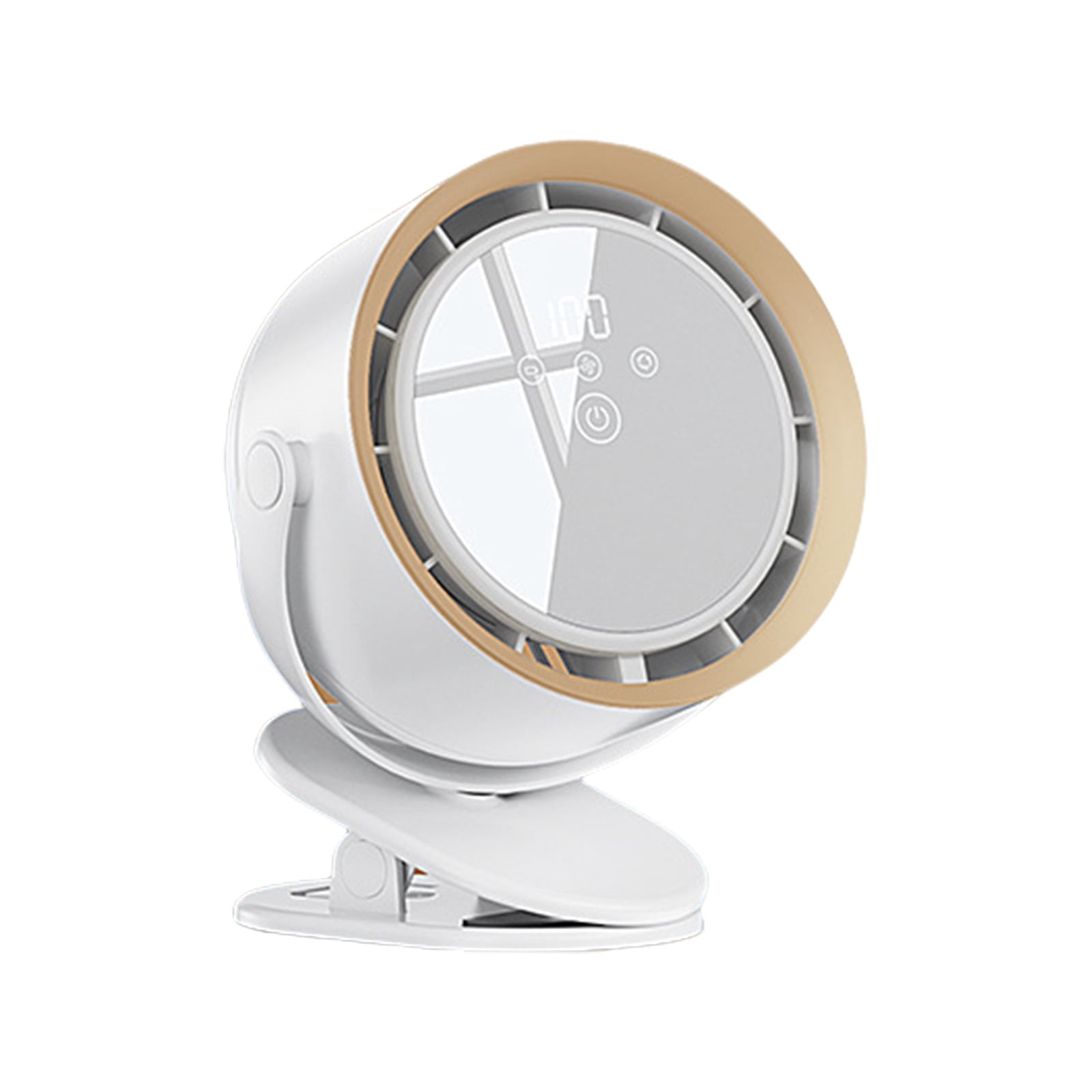 6inch Rechargeable Clip Fan Table Cooling Fan with 5 Adjustable Speed ...