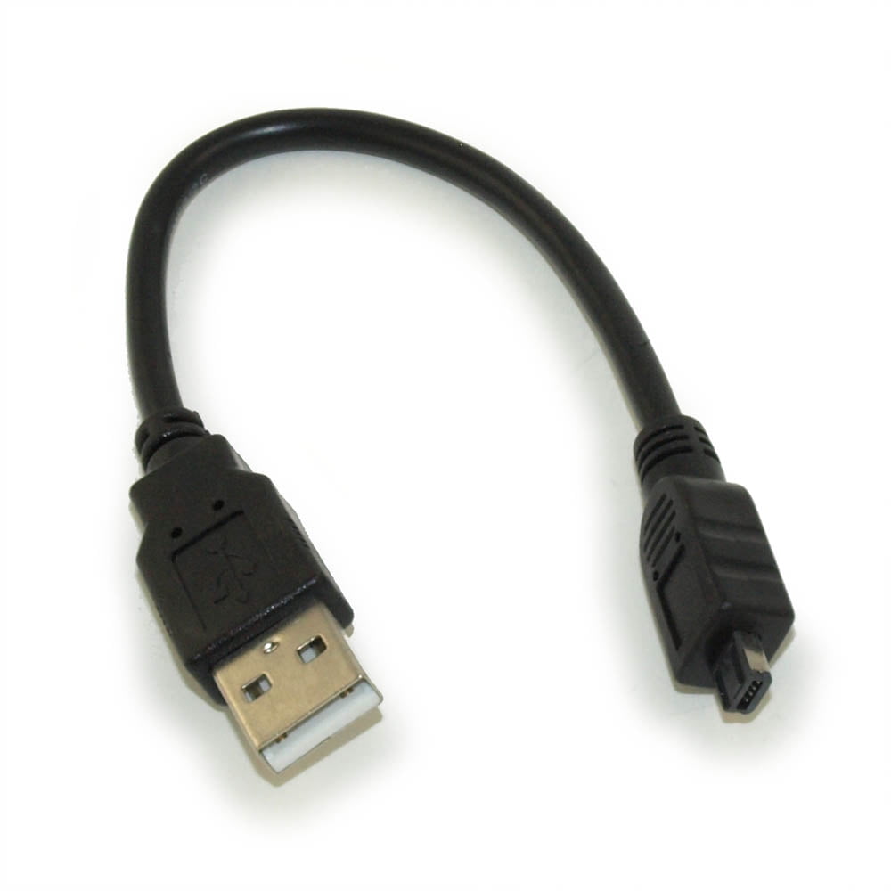 6inch USB 2.0 Certified 480Mbps Type A Male to Mini 4-Pin Male Cable ...