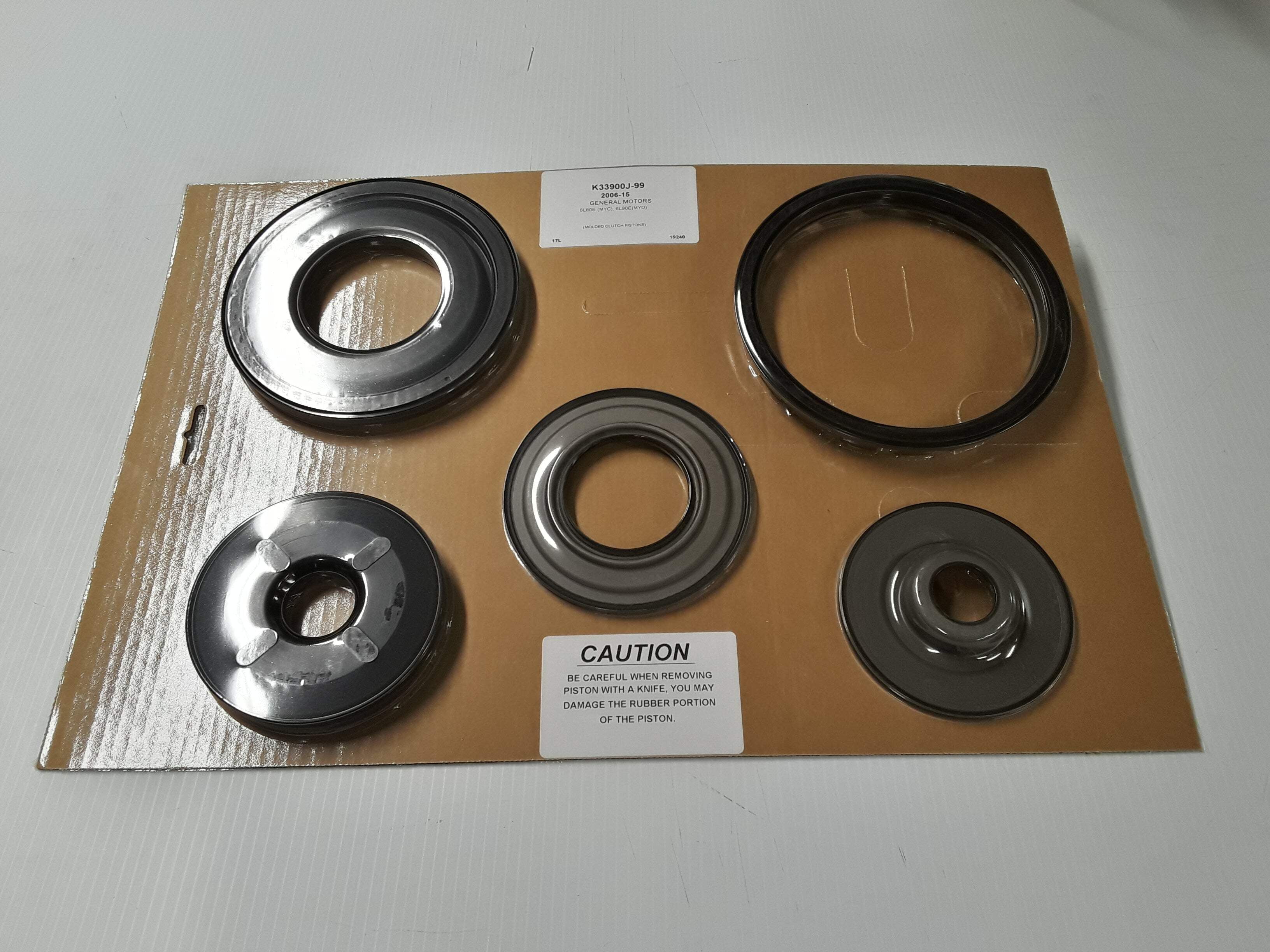 6l80 6l90e bonded piston kit (5-pistons) 2006-up Automatic transmission ...