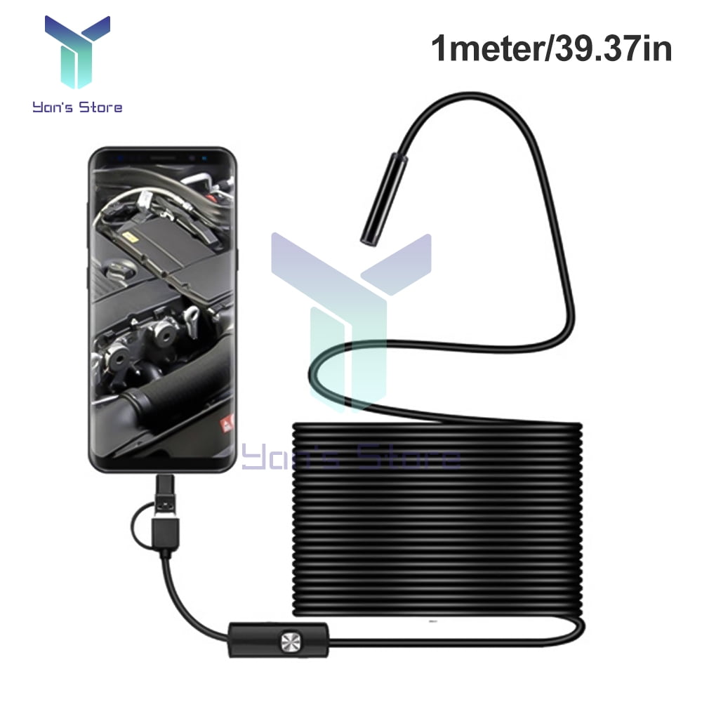6led endoscope usb android endoscope camera waterproof inspection ...