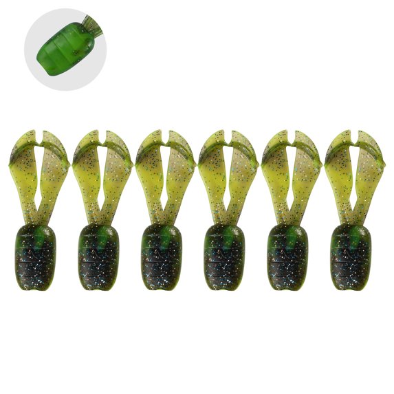 6lots Professional Salting Fishing Lures Movements Compacts Size for ...