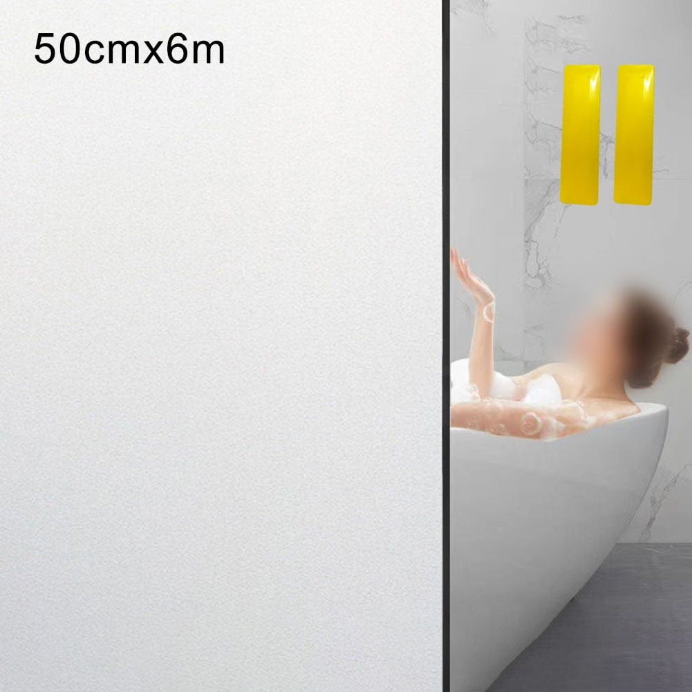 6M Electrostatic Frosted Glass Film Translucent Opaque Bathroom Film ...