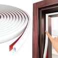 6m NEW Soundproofing Weather Stripping Rubber D-Shape Door Seal Strip ...