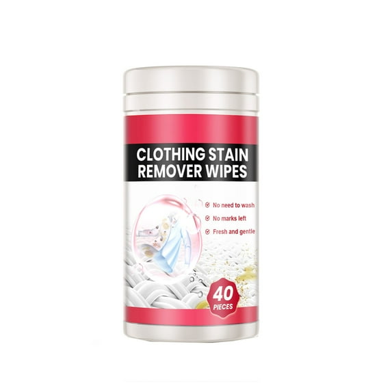 6ml Clothing Stain Remover Wipes - Portable Spot Cleaner - Grease ...