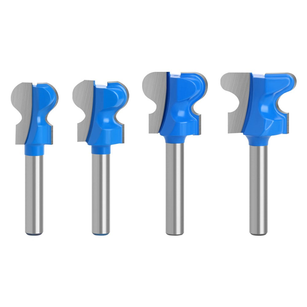6mm 1/4\" Double Finger Router Bits For Wood Milling Cutter Industrial ...