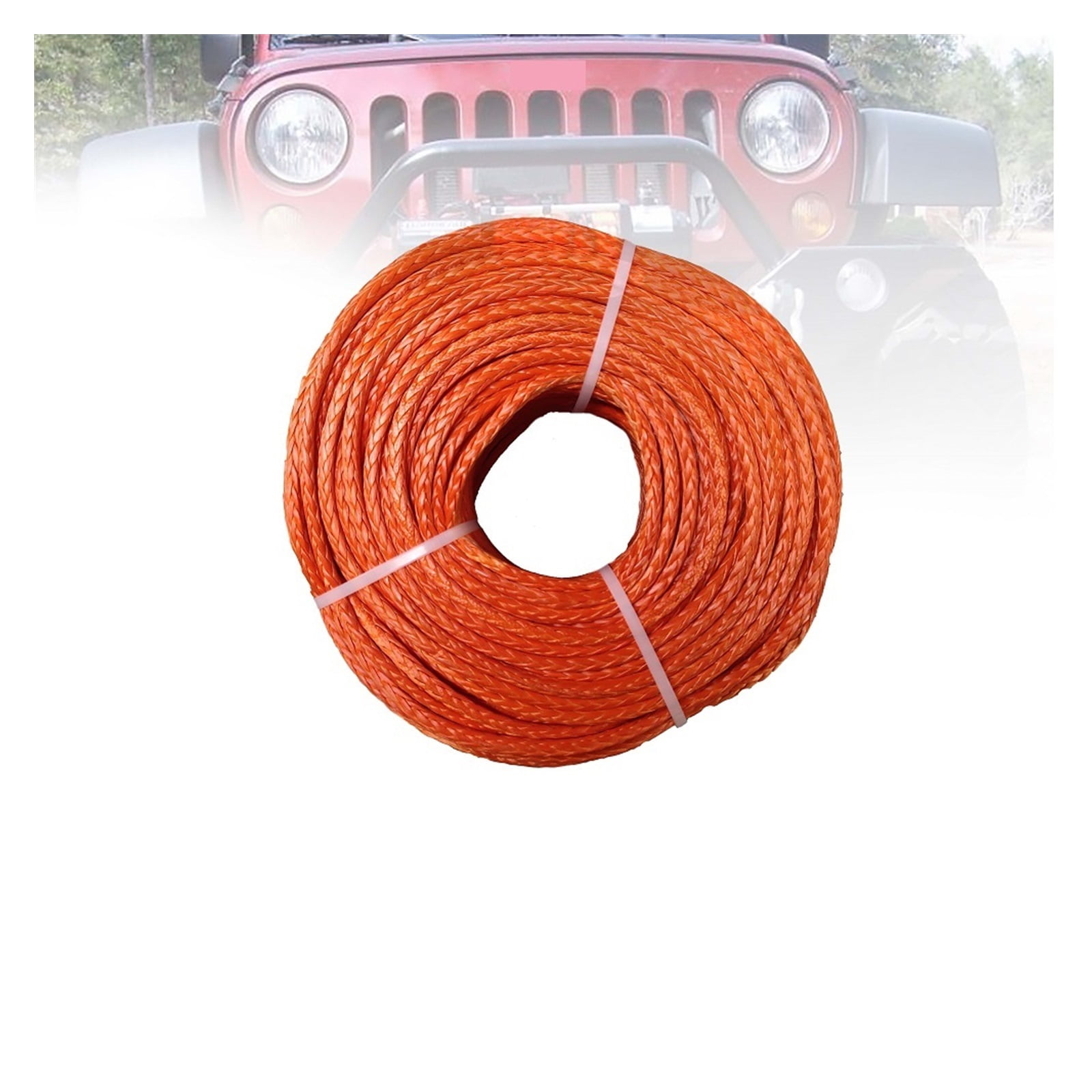 6mm 100meters UHMWPE Sailplane Winch Rope for Off Road Vehicle ATV UTV ...