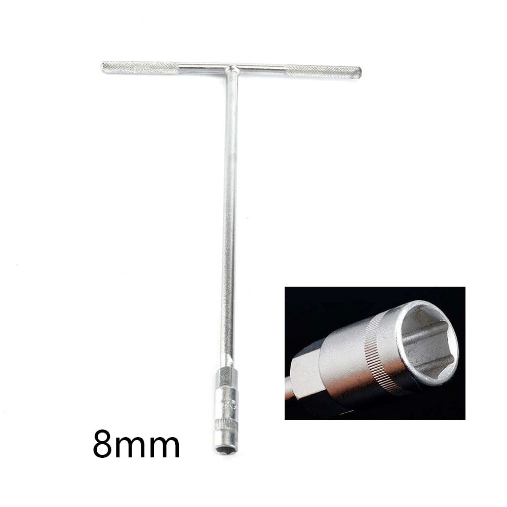 6mm-19mm T-Type Socket Wrench Steel Deep Reach Spanner Hand Tools T ...