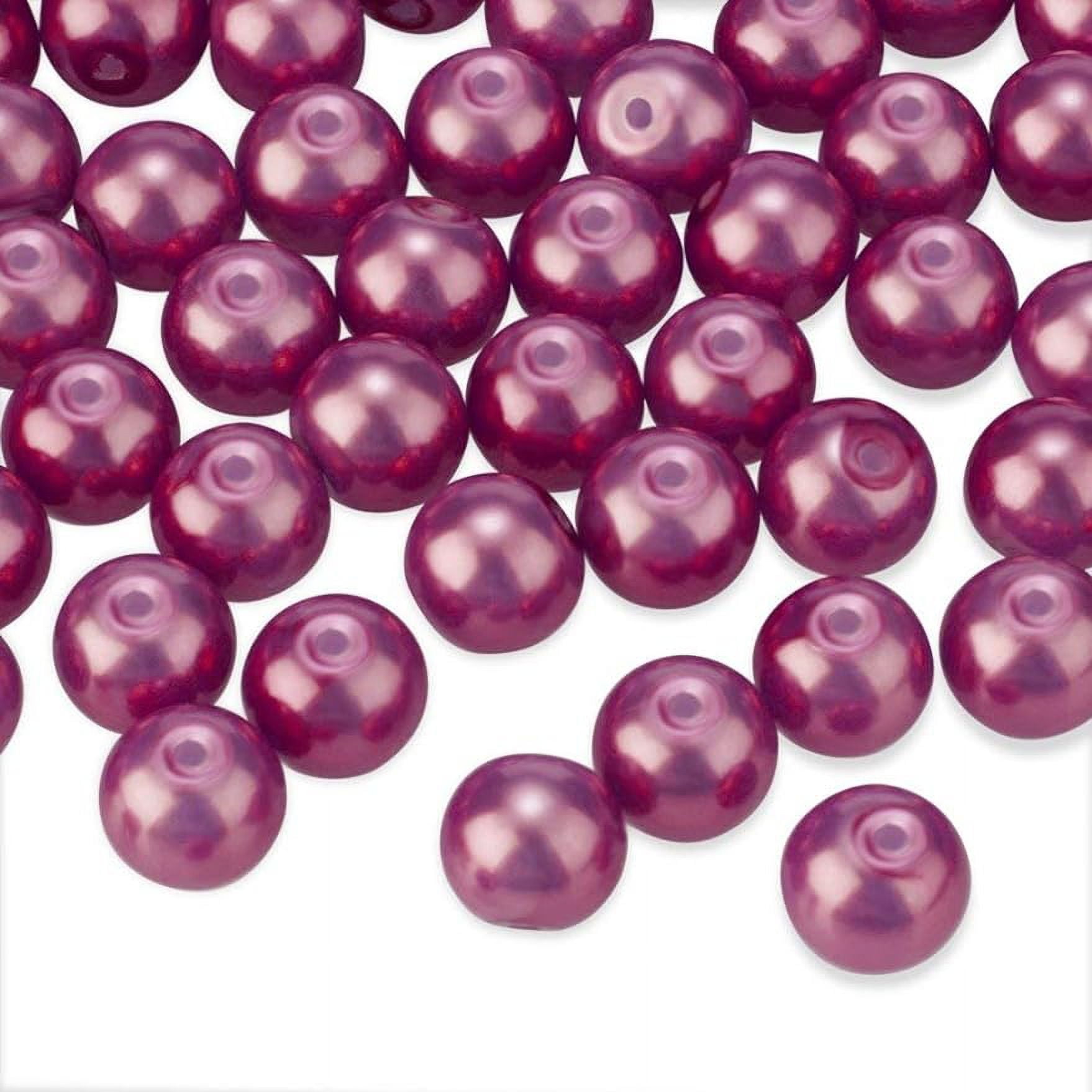 6mm 400Pcs Tiny Satin Luster Glass Pearl Round Beads Assortment Lot for ...
