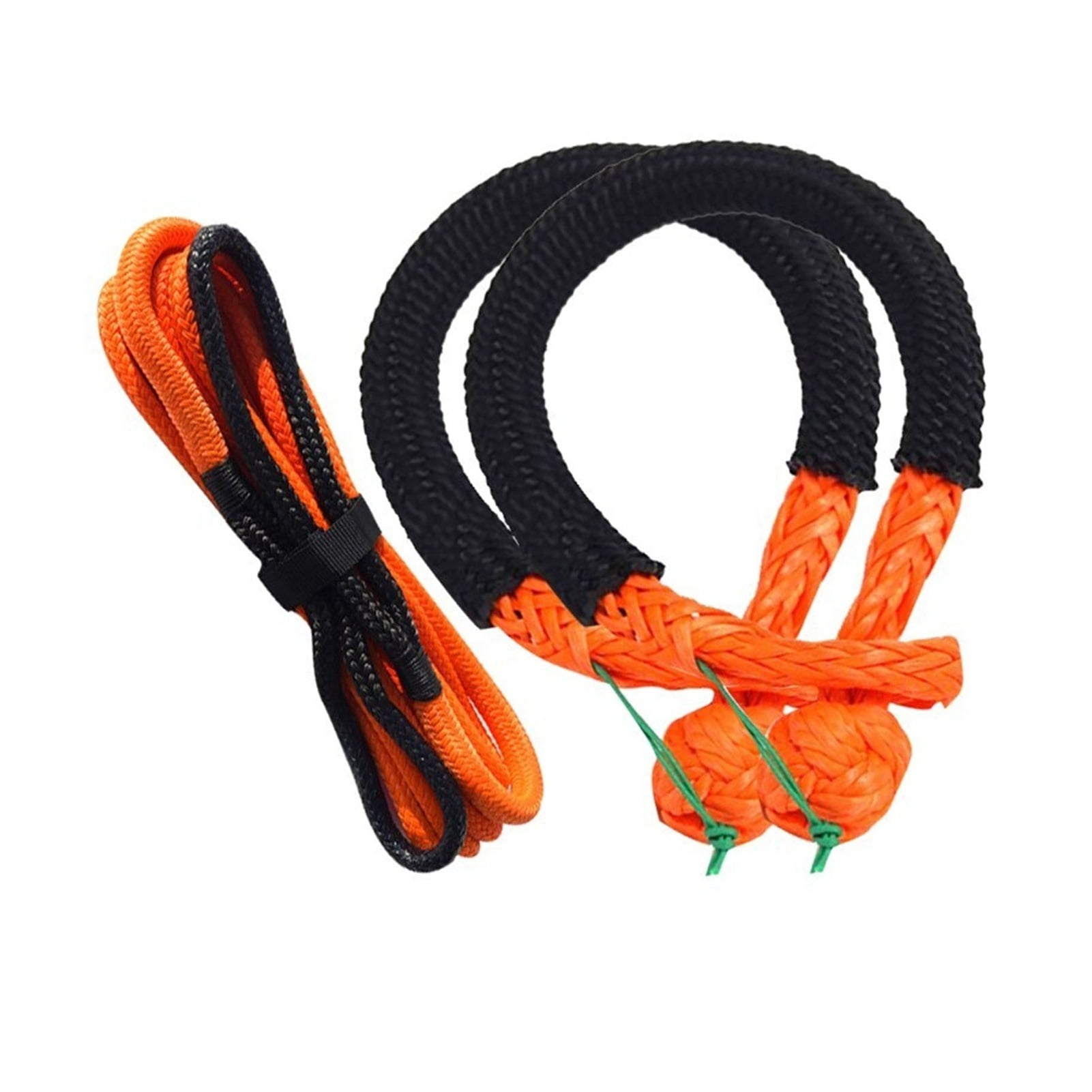 6mm*80mm Soft Shackles 12mm*6m Kinetic Recovery Rope For ATV UTV SUV ...