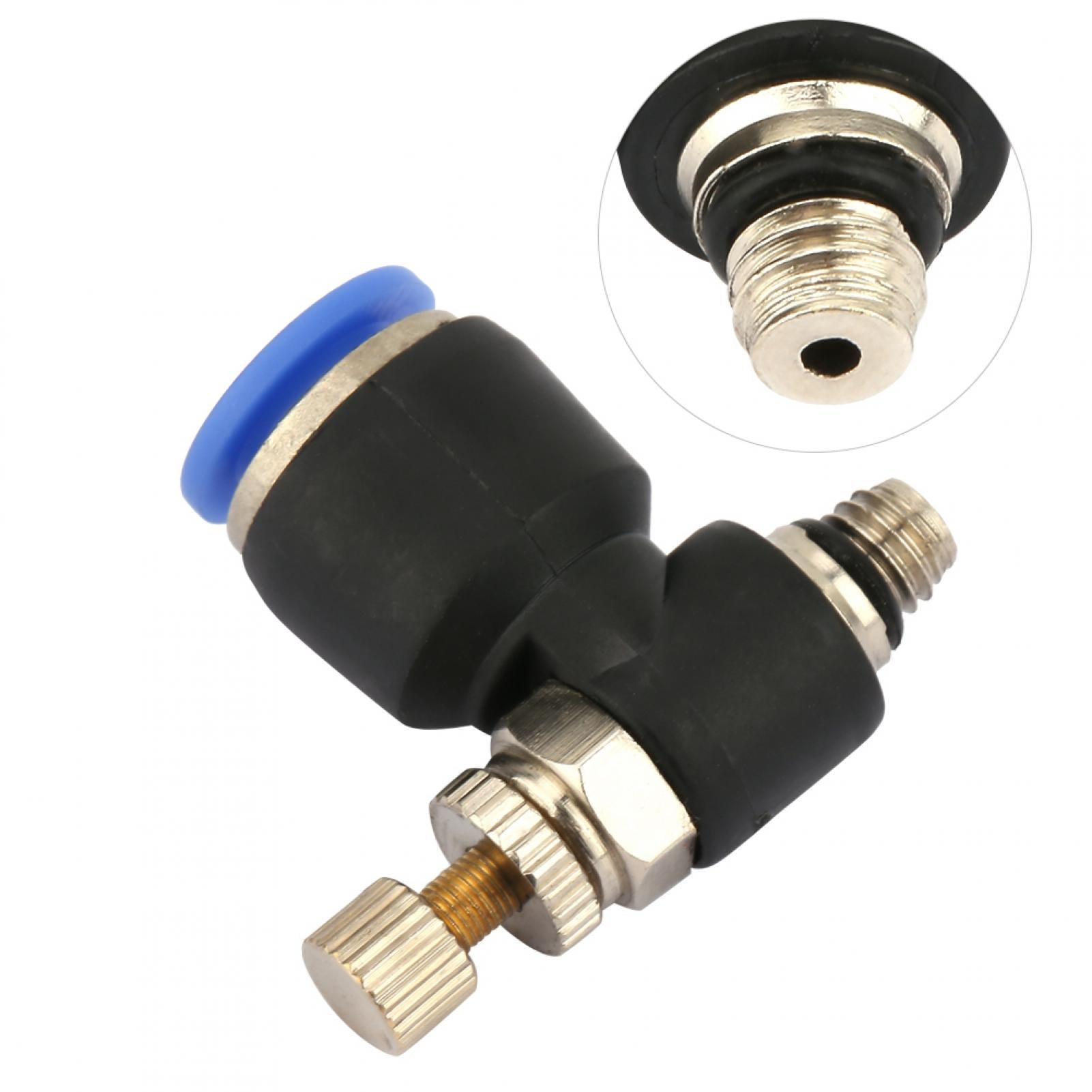 6mm Air Flow Control Valve, Reliable Pneumatic Pipe Fitting Regulator for Quick Connections ...