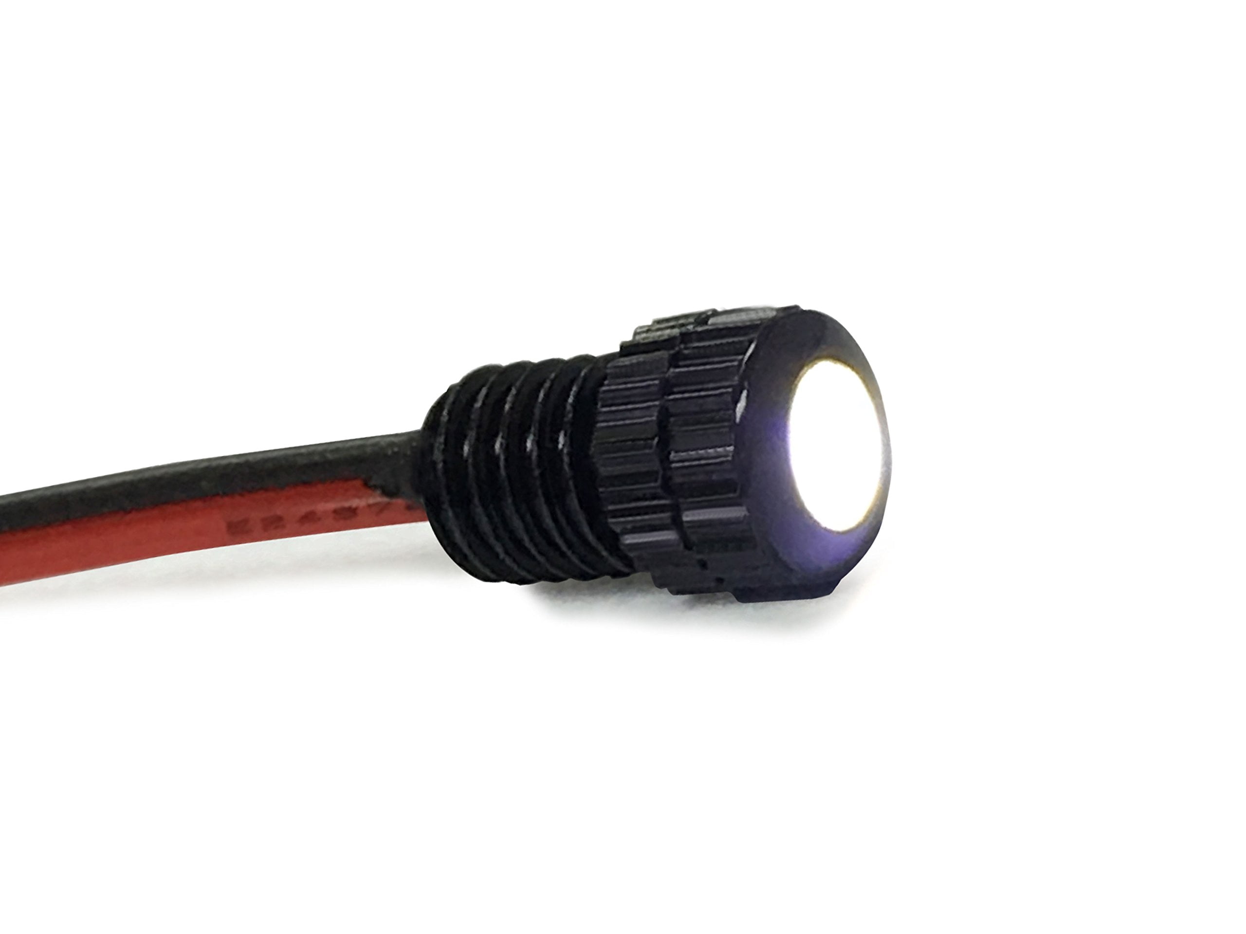 6mm Black Brightest Flush Mount LED Light Bolts, Cool White 12V ...