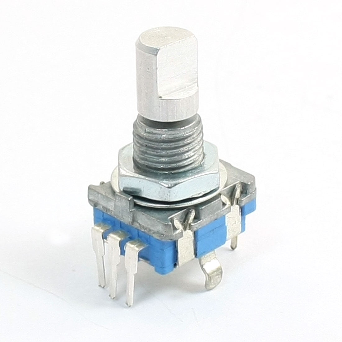 6mm D Shaft 20 Position 360 Degree Rotary Encoder w Push Button Switch ...