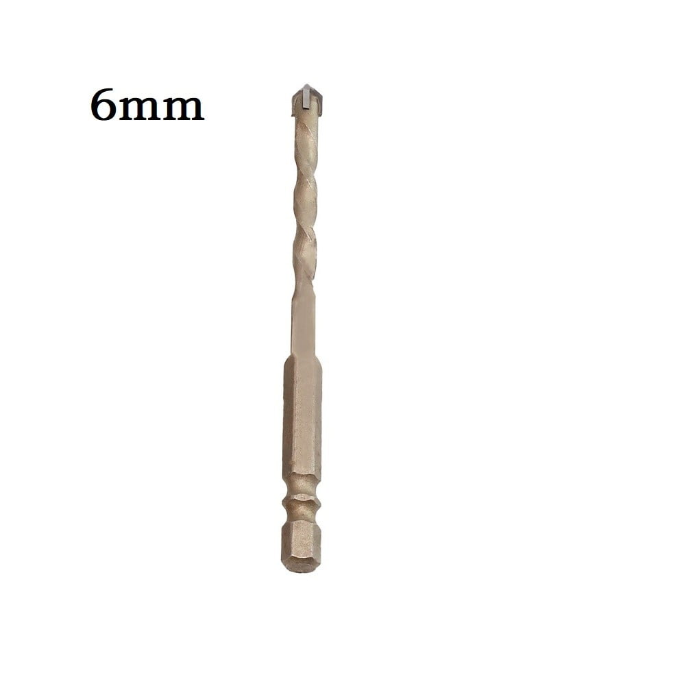 6mm Drill Bits Ceramic Wall Glass Punching Hole Cutter for wood metal ...