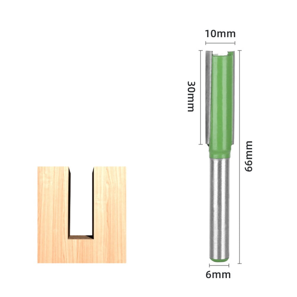6mm Green Double Edge Straight Blade Woodworking Milling Tool Slotting ...