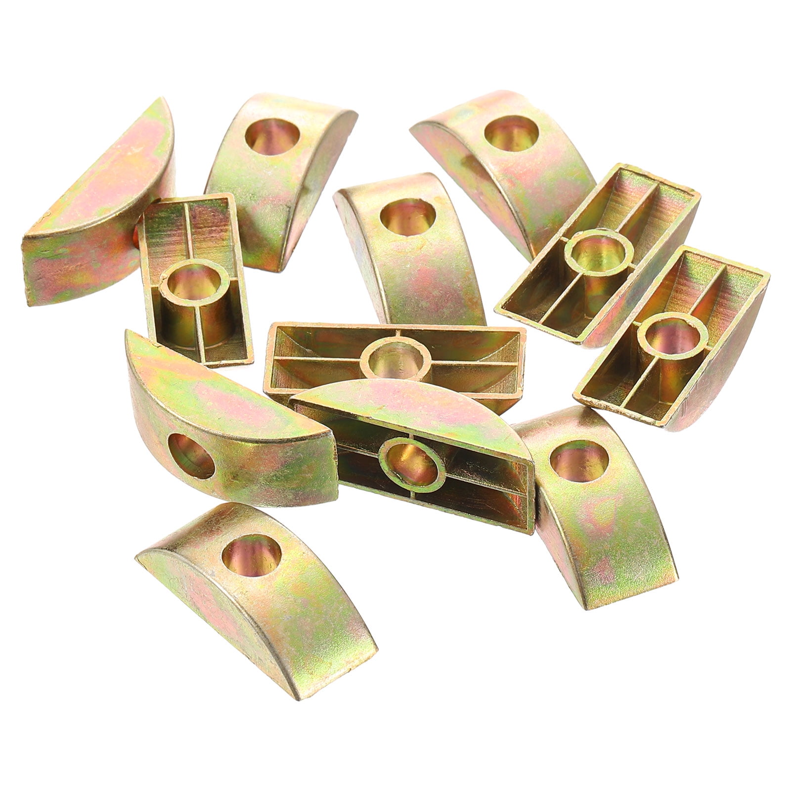6mm Hole Dia Furniture Connector Half Moon Nuts Spacer Washer Bronze ...