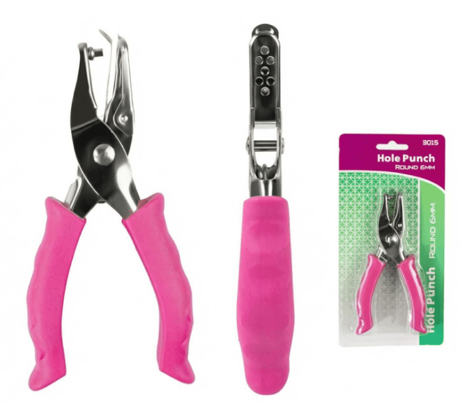6mm Hole Puncher Hand Punch Tool for Paper Crafts Scrapbooking Card ...